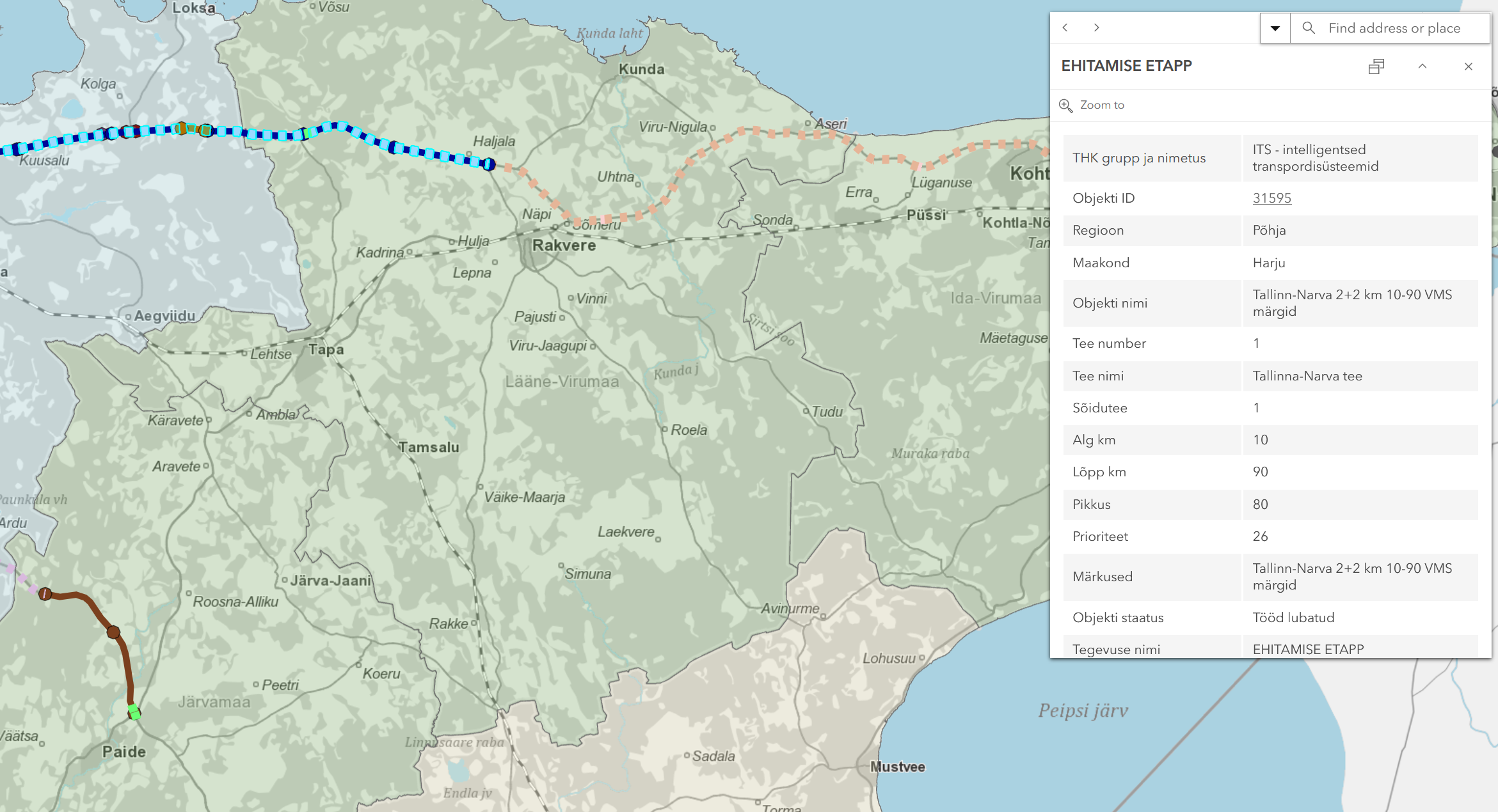 ArcGIS Enterprise Mapping Application