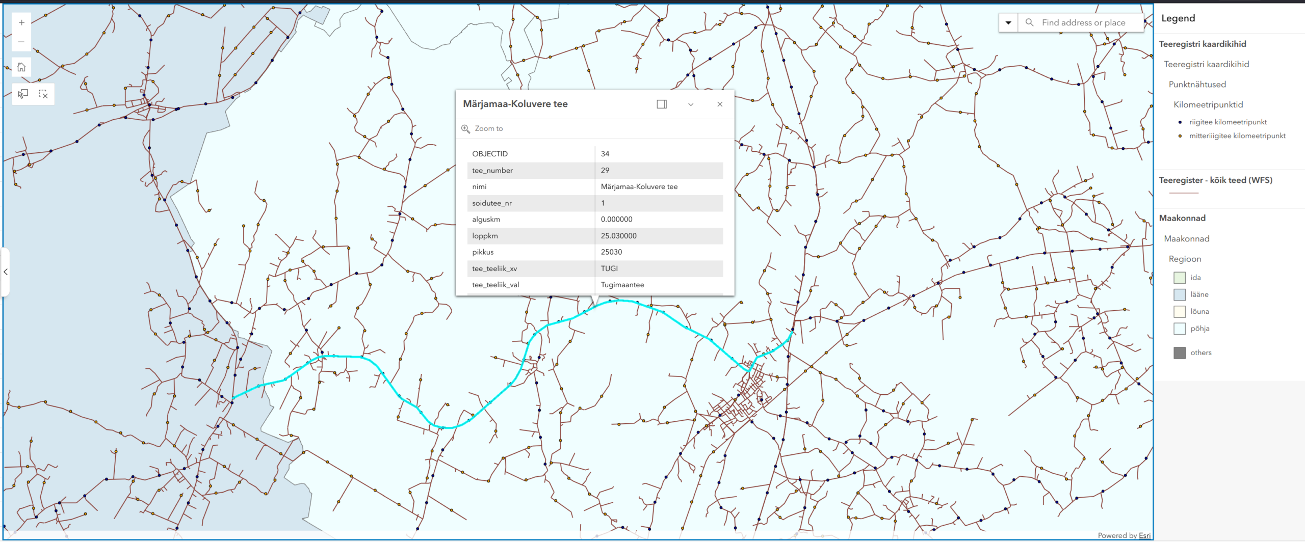 ArcGIS Enterprise Mapping Application